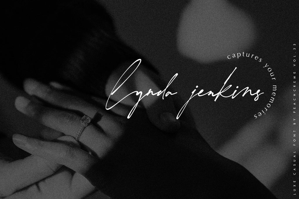 the impressionist Font – www.peachcreme.com