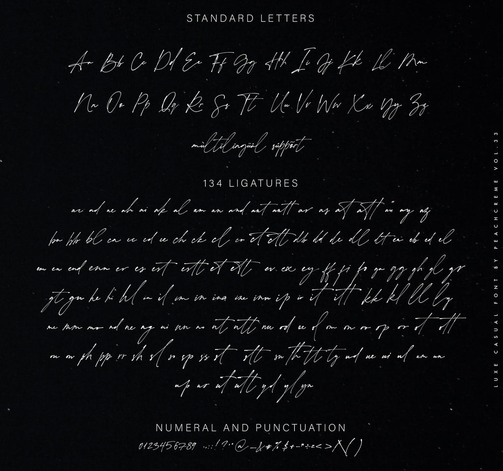 the impressionist Font – www.peachcreme.com