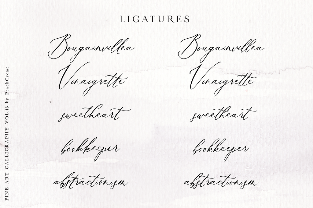 Roseberry & Beatrice Font – www.peachcreme.com