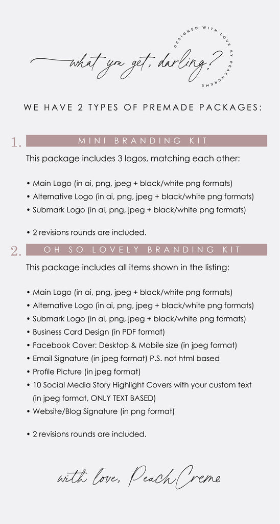 Beautiful Rose Gold Logo - Amelia Klein Kit | Peach Creme – www ...