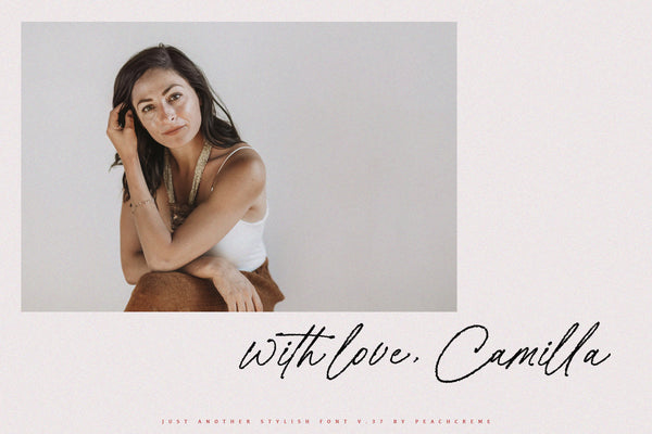 Lipstick Modern Script – www.peachcreme.com