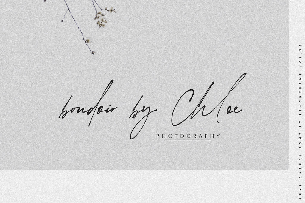 the impressionist Font – www.peachcreme.com