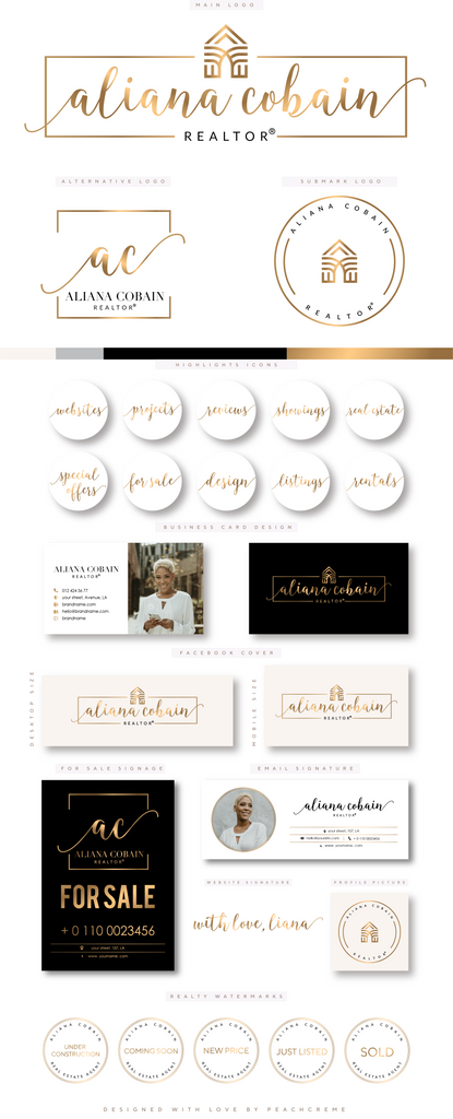 Real Estate Logo Design, Realtor Logo, House logo watermark, – www ...